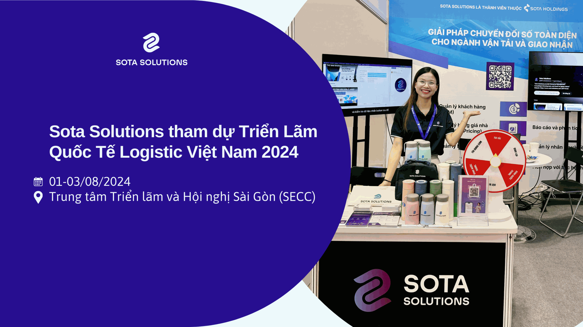 Sota Solutions tham dự Triển Lãm Quốc Tế Logistics Việt Nam VILOG 2024